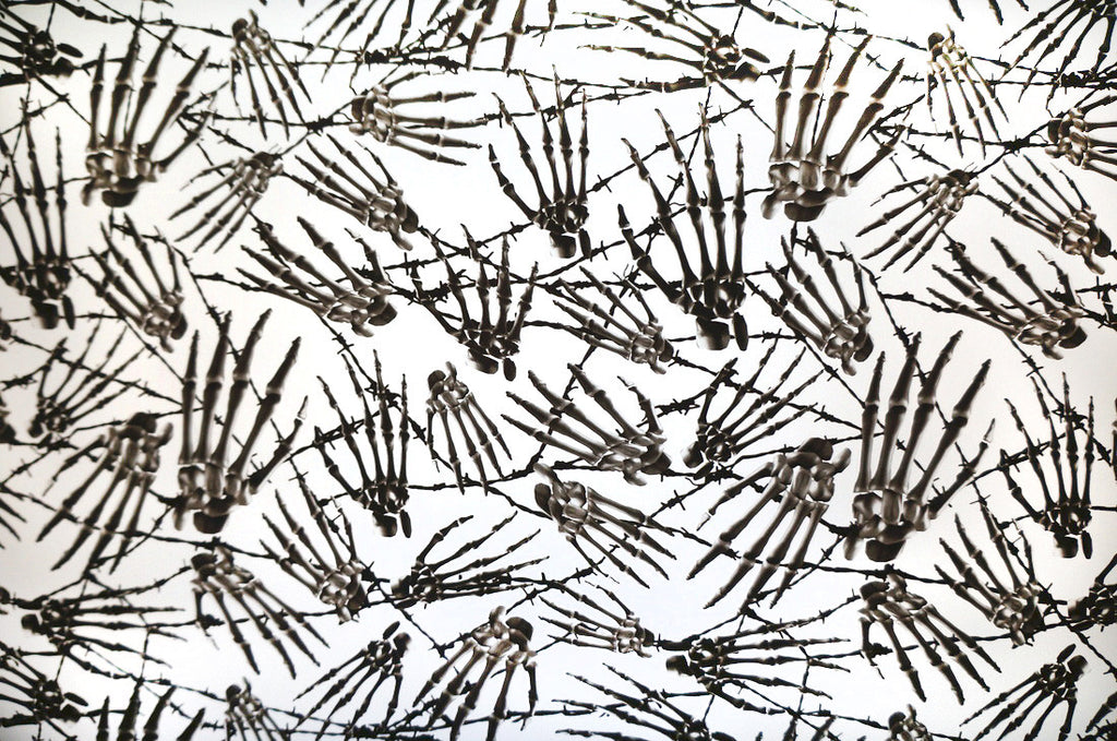 Skeleton Hands Barbed Wire – Kansas Hydrographics